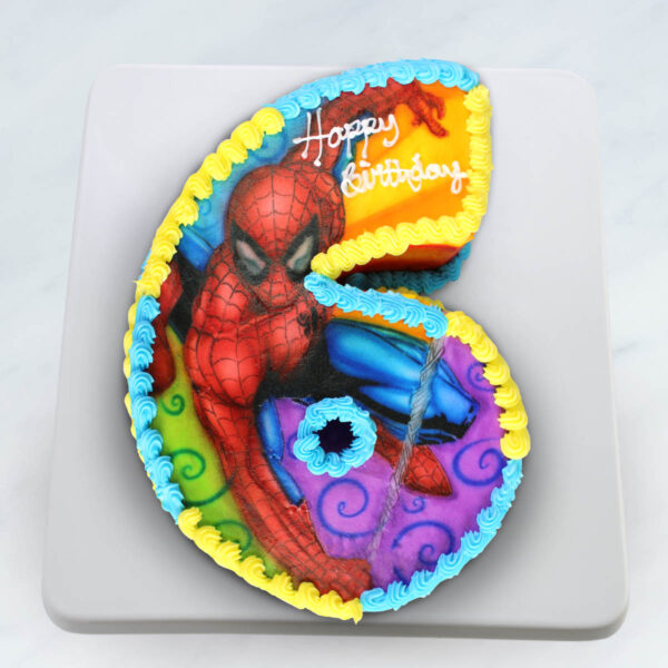 Spiderman Number 6 – Kiss Desserts